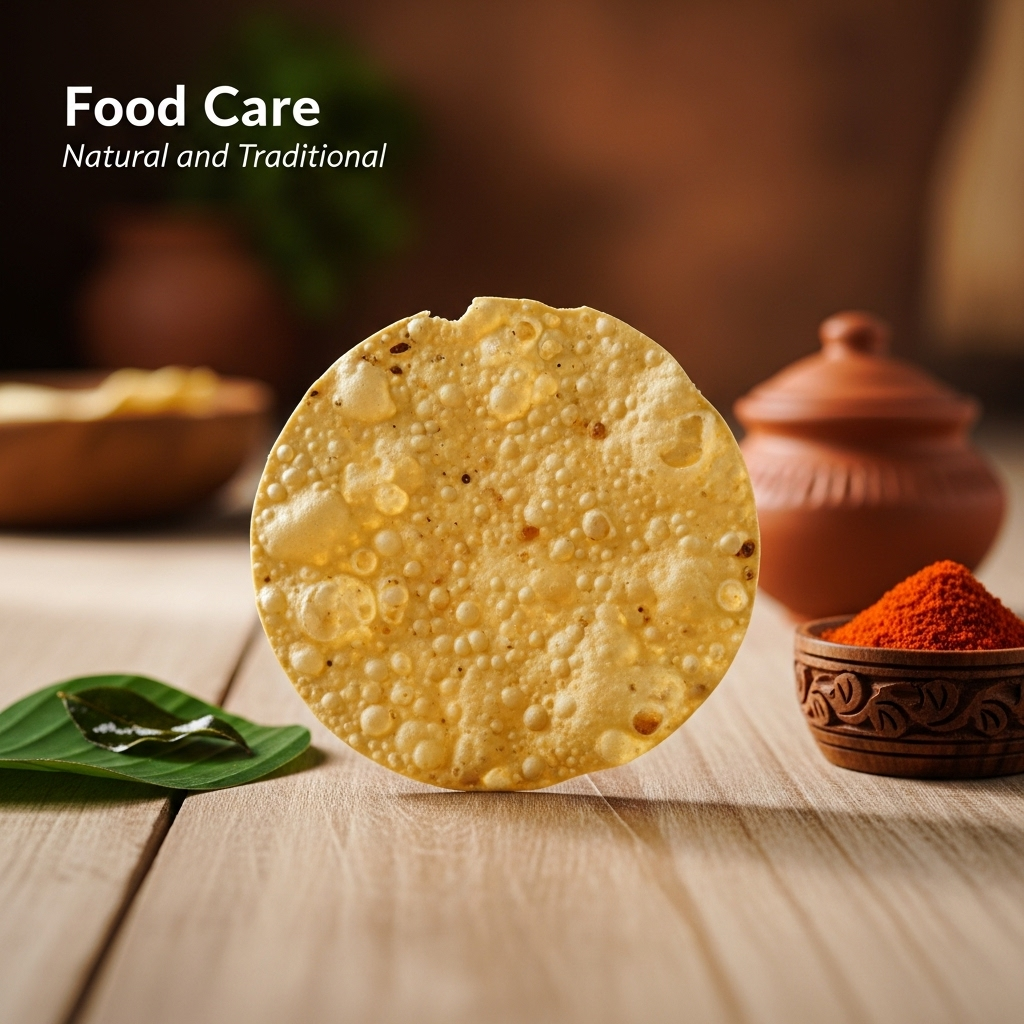 Kerala Pappadam - Premium Quality – Food Care INDIA